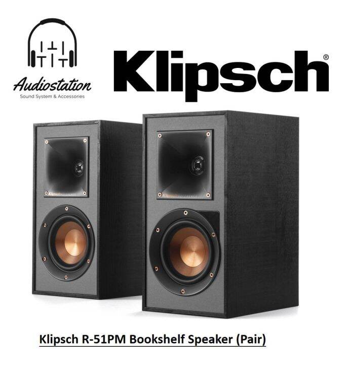 Klipsch R-51PM Power Monitor Speaker With Bluetooth and Phono Input ...