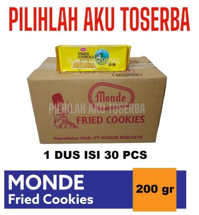 Biskuit Monde FRIED COOKIES - ( HARGA 1 DUS ) | Lazada Indonesia
