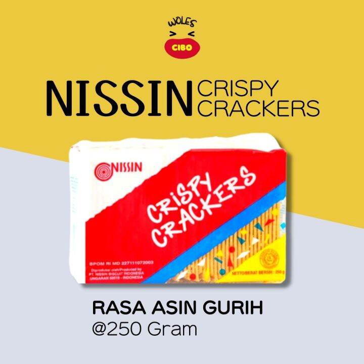Nissin Crispy Crackers Biskuit 250 gram | Lazada Indonesia