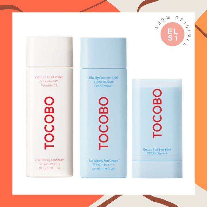 Tocobo Cotton Soft Sun Stick / Bio Watery Sun Cream SPF50 PA | Lazada PH