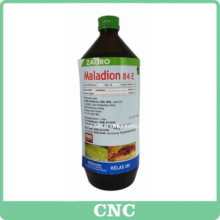1L Maladion 84 Malathion 84.0% Zagro Racun Ulat Serangga Insecticides ...