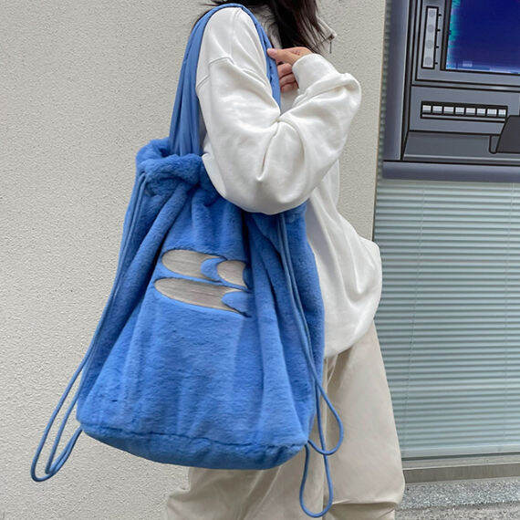 พร้อมส่ง Crying Center Blue Shoulder Bag | Lazada.co.th