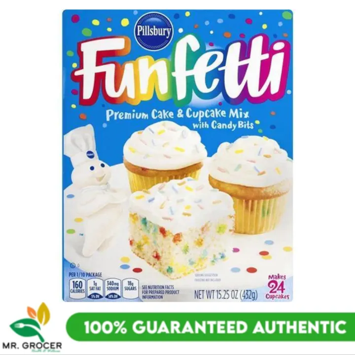 Pillsbury Funfetti Cake and Cupcake Mix with Candy Bits 432g | Lazada PH