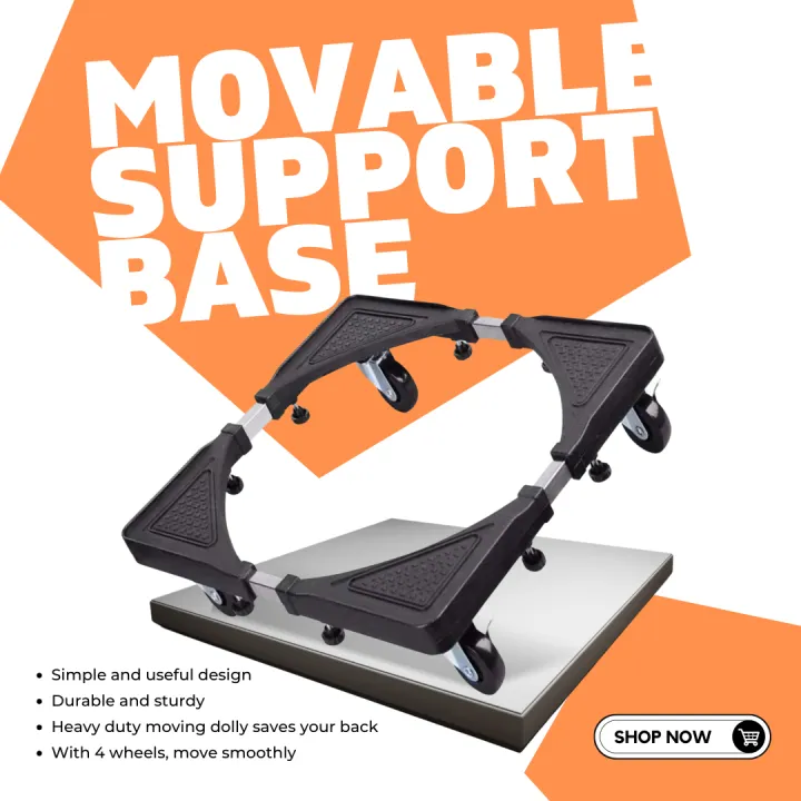 Movable Support Base Telescopic Furniture Dolly with 4 Locking Swivel ...