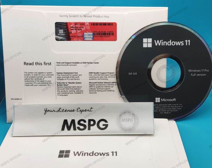 Win11 Professional DVD Pack w/ License | Lazada PH