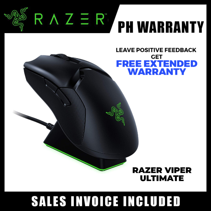 Razer Viper Ultimate Razer Viper Ultimate Hyperspeed Lightest Wireless ...