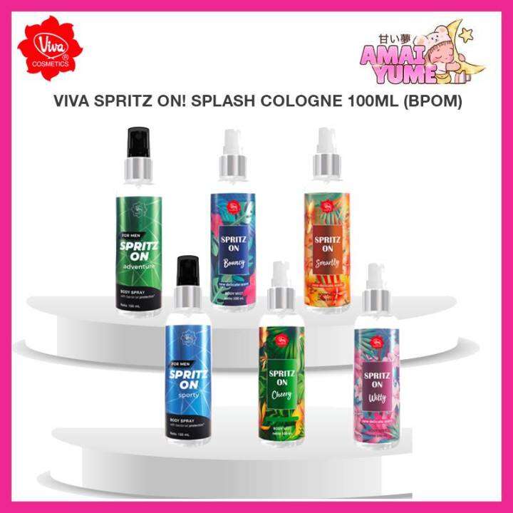 Viva Spritz On! Splash Cologne 100ml (BPOM) | Lazada Indonesia