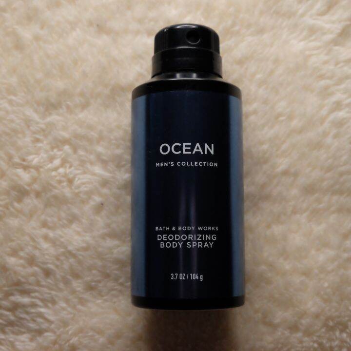 Bath And Body Works Ocean Mens Collection Deodorizing Body Spray 3 7 Oz