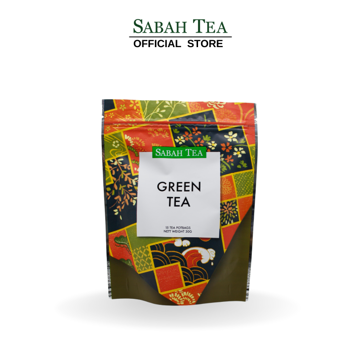 Sabah Tea Green Tea (2g x 15 Pot Bags) | Lazada