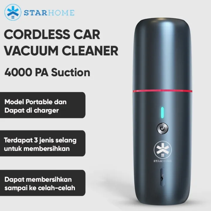 Vakum Mobil Portable Penghisap Debu StarHome Tanpa Kabel Mini Wireless ...