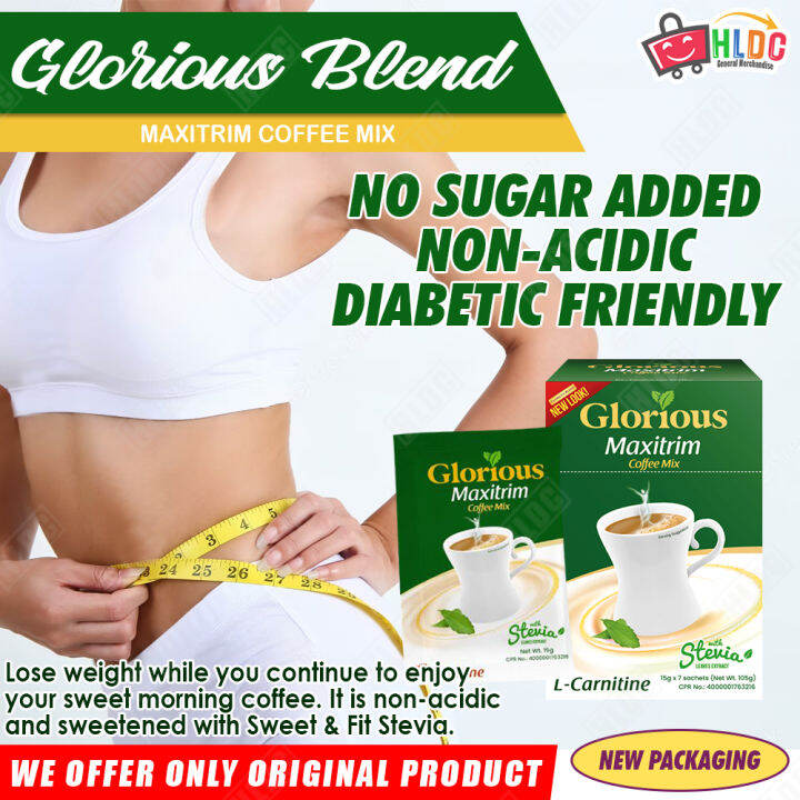 Glorious Blend Maxitrim Slimming Coffee with L-Carnitine & Anti ...