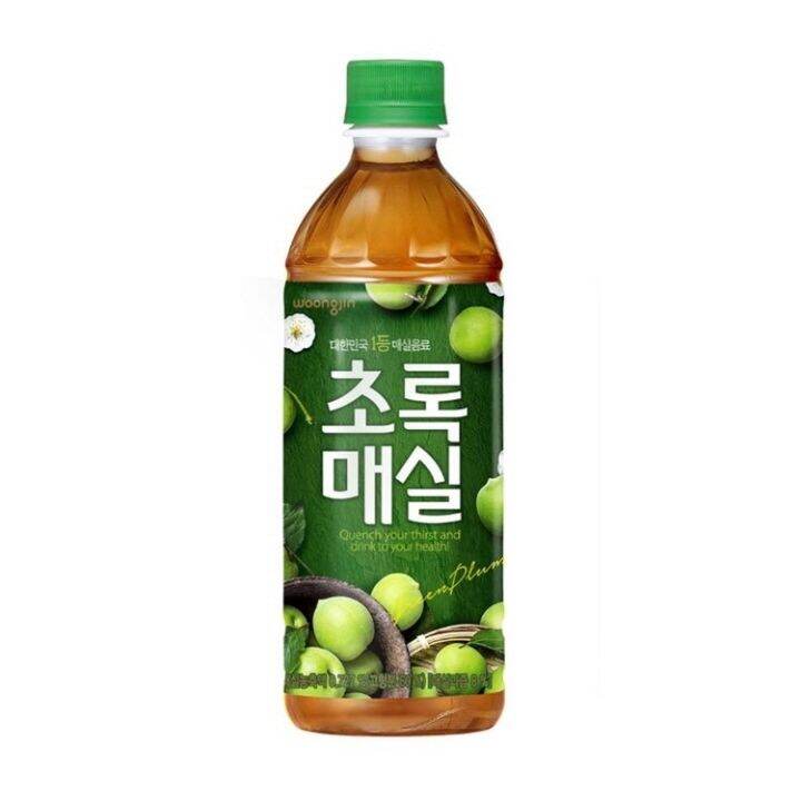 [Original] 초록매실 Woongjin Green Plum Drink (เครื่องดื่มรสพลัม) 500ml ...