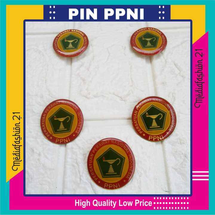 PIN/BROSS KUNINGAN LOGO PPNI (PERSATUAN PERAWAT NASIONAL INDONESIA ...