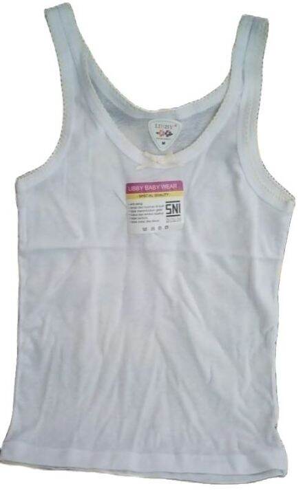 Libby Singlet Putih Pita | Lazada Indonesia