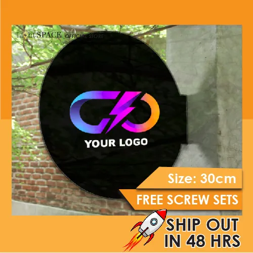 Full Color Acrylic Round Signage/ Round Shape sign/Custom Corridor Sign ...