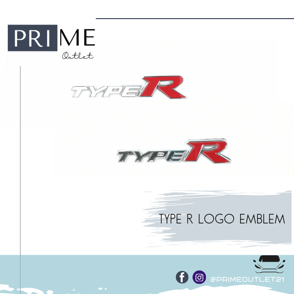 Honda Civic City Jazz EK EG TypeR Logo Metal Emblem | Lazada