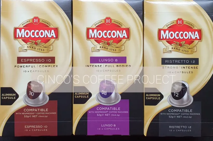 NESPRESSO MOCCONA LUNGO 8 COFFEE CAPSULES PODS | Lazada PH