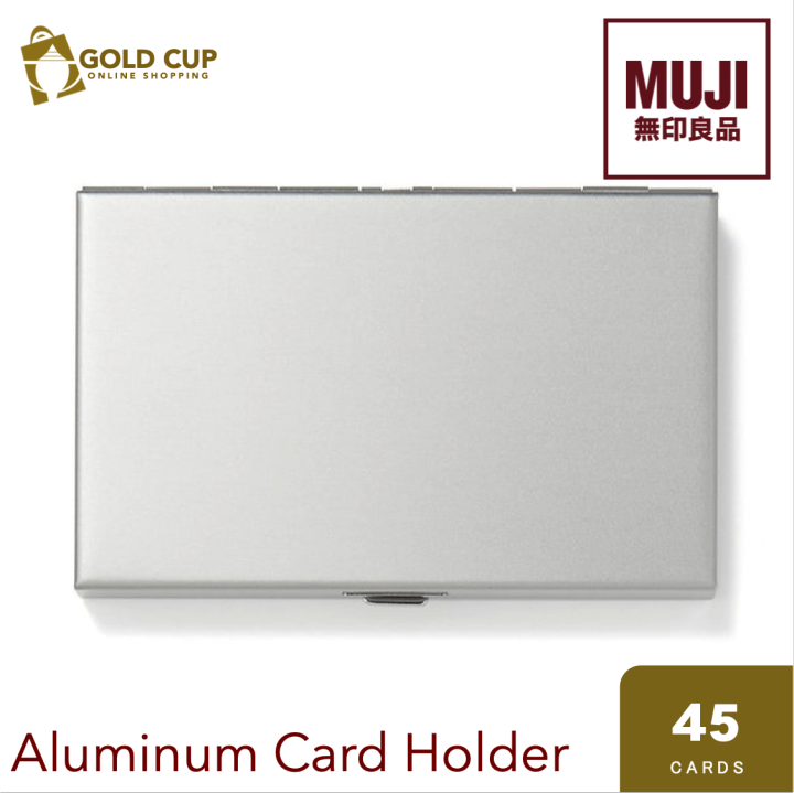MUJi Aluminum Card Holder - 45 Card Capacity | Lazada PH