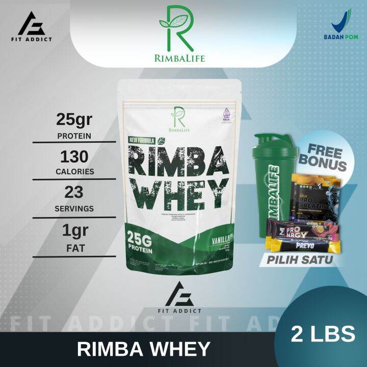 RIMBALIFE RIMBA WHEY PROTEIN 2 LBS 2 LB 2LBS 2LB RIMBA LIFE RIMBAWHEY ...