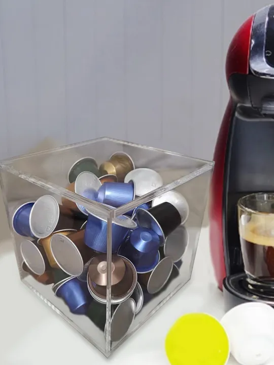 Coffee Capsule Holder Tea Bag Sorting Bag Transparent Acrylic Coffee ...
