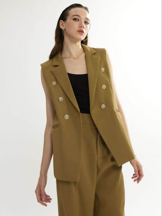 MAVE เสื้อ รุ่น Villa Vest Pickle Green | Lazada.co.th