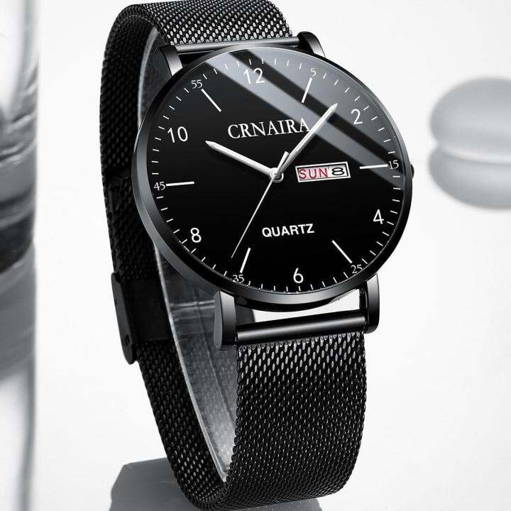 (SIÊU PHẨM) Đồng Hồ Nam 2 Lịch CRNAIRA JAPAN C8899 Đẳng cấp Doanh nhân ...