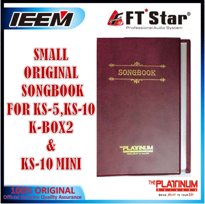 PLATINUM SONGBOOK COMPLETE VOLUME ORIGINAL FOR KS-5/KS-10/KS-10 MINI /K BOX 2 | Lazada PH