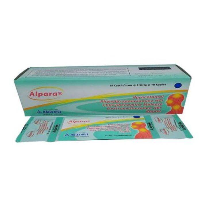Alpara strip / 10 kap Obat Panas Demam Flu dan Batuk | Lazada Indonesia