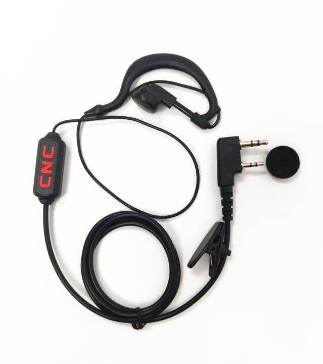 K Plug Original CNC 2 Pin Mic Headset Earpiece Earphone For Baofeng WLN ...