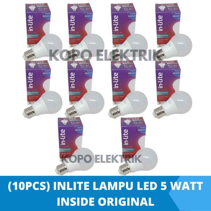 (Isi 10 pcs) Lampu Led Inlite 5w / 5 Watt dengan SAMSUNG Led inside ...