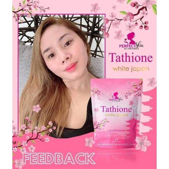 PERFECT SKIN TATHIONE WHITE JAPAN GLUTATHIONE 30 CAPSULE / HOPE GLOW ...