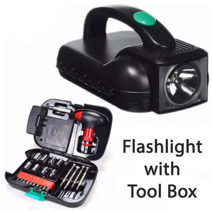 Emergency Tool Box Set With Flashlight | Lazada PH
