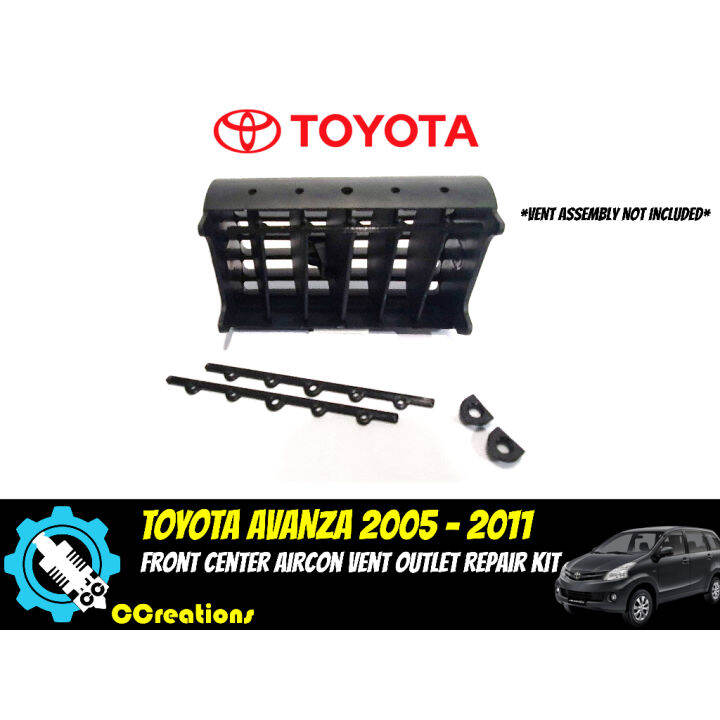 ♡Toyota Avanza Front Center Aircon Vent Repair Kit Only 2005 - 2011 ...