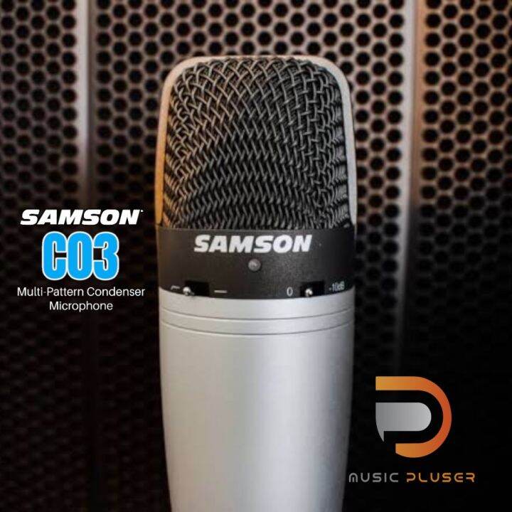 ไมโครโฟน Samson C03 Multi-Pattern Condenser Microphoneระบบเสียง 16 บิท ...