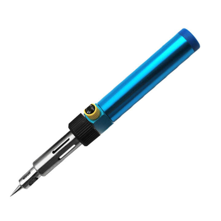 Cordless Welding Pen Burner Butane Solder Iron Adjustable Temperature ...