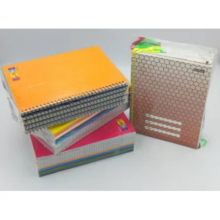 Writing Notebook With Spring Spiral Note Book Assorted Color 10pcs ...