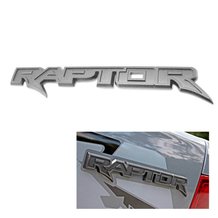 Ford RAPTOR 3D Logo Rear Badge Emblem (GREY) | Lazada PH