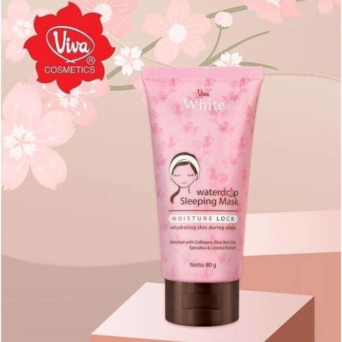 Viva White Waterdrop Sleeping Mask 80gr ORIGINAL | Lazada Indonesia