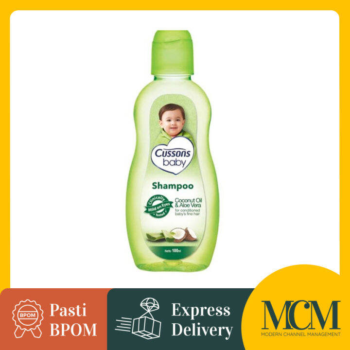 Shampo Bayi - Cussons Baby Shampoo Coconut Oil & Aloe Vera - 100 mL ...