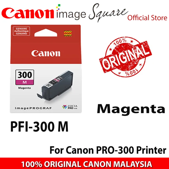 Canon Original Ink Cartridges PFI-300 ( MBK/PBK/C/Y/M/PM/PC/GY/CO/RD ...