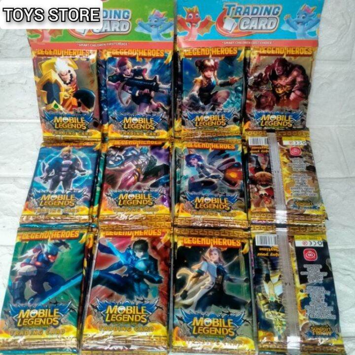 1 LUSIN MAINAN KARTU GBK MOBILE LEGEND ISI 12 BUNGKUS TRADING CARD ... 1 LUSIN MAINAN KARTU GBK MOBILE LEGEND ISI 12 BUNGKUS TRADING CARD ...