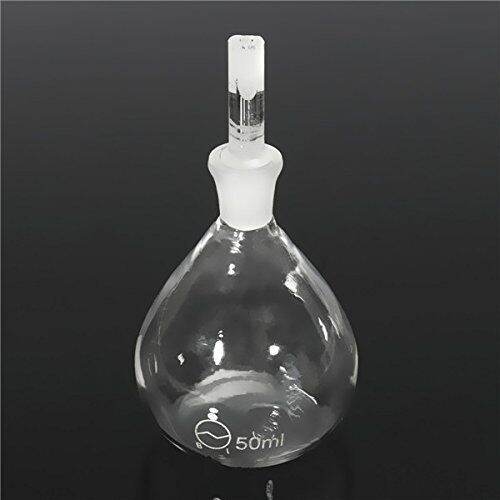50ml PYCNOMETER DENSITY BOTTLE, WITH ONE GROUND CAPILLARY STOPPER, HIGH ...