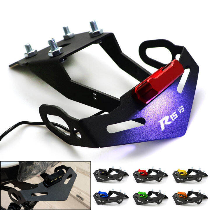 Pemegang plat nomor sepeda motor indikator LED, dudukan plat nomor ...