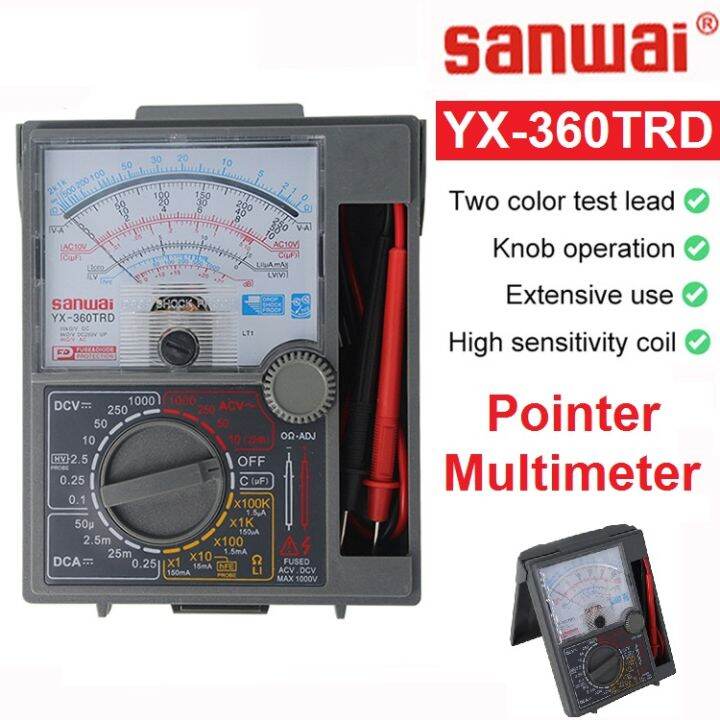 Multimeter Multitester Analog SANWAI YX-360TRD Meter Fuse Diode ...