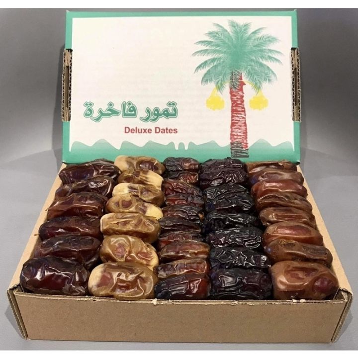Hot 5 varieties of Dates Fruit 1 kilo box imported from saudi | Lazada PH