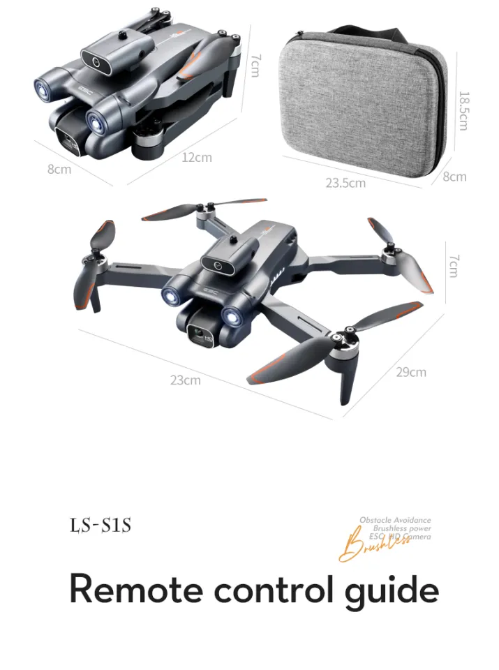 S1S Mini Drone Brushless Motor 4K 8K Dual HD Camera, 40% OFF
