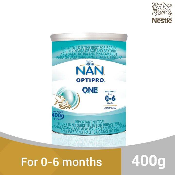 ok NAN OptiPro One Infant Formula For 0-6 Months 400g | Lazada PH