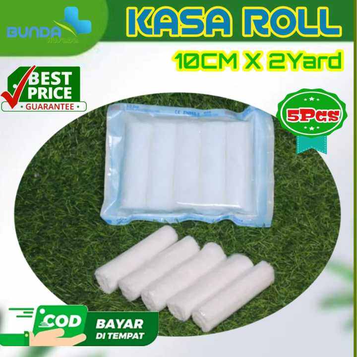 Kasa Steril Medis Perban Gulung Roll Kecil Kain Plester Luka Patah ...