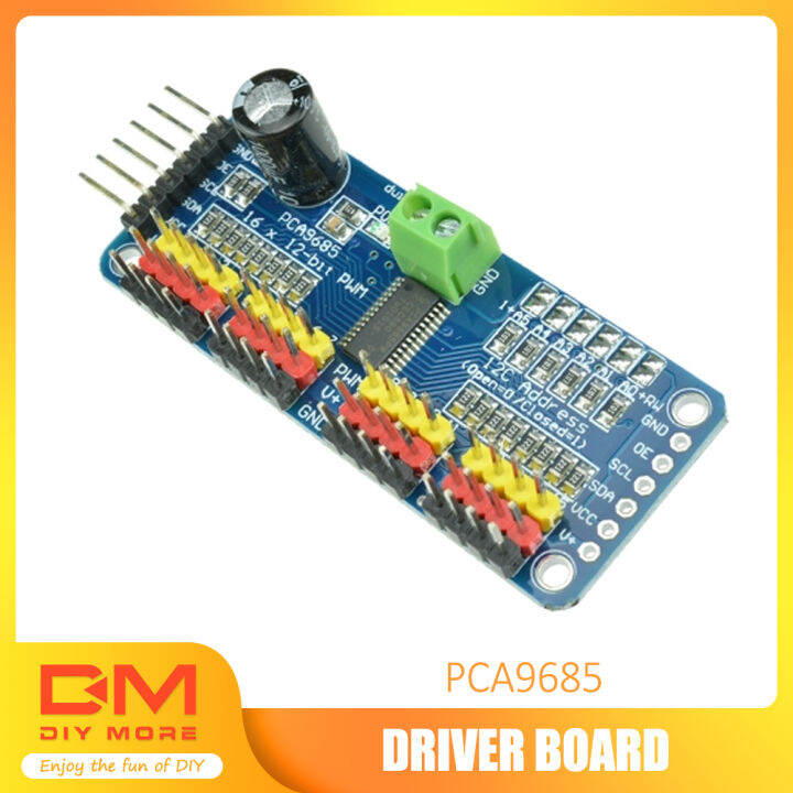 SeasboatPCA9685 16CH 16 Channel 12-bit PWM Servo Driver I2C IIC ... SeasboatPCA9685 16CH 16 Channel 12-bit PWM Servo Driver I2C IIC ...