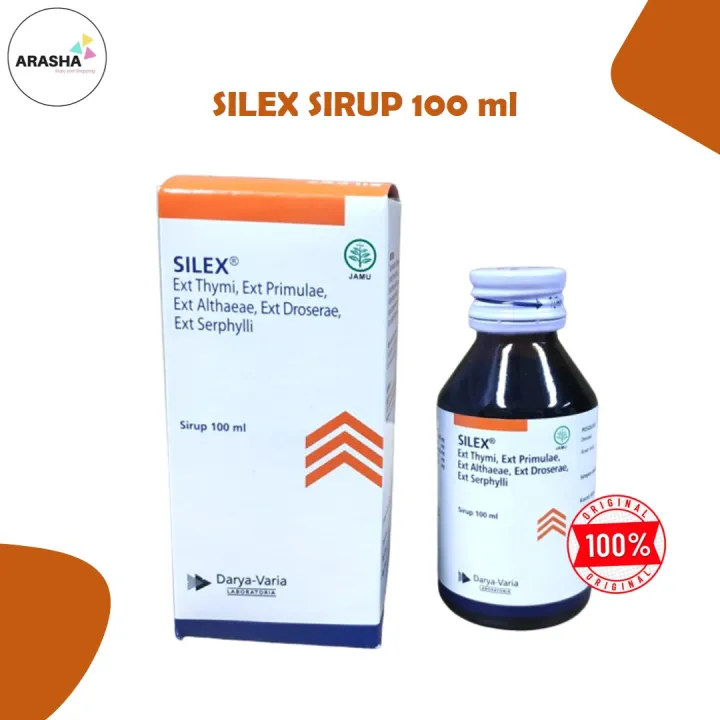 SILEX SIRUP 100 ML Obat Batuk Berdahak/Melegakan Tenggorokan | Lazada ...